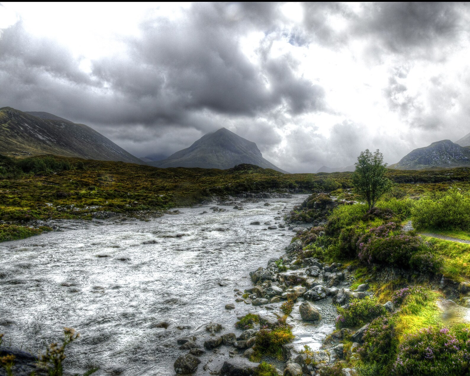 River in the Isle of Skye Photo Fine Art Print Dramatic Scenic View ...