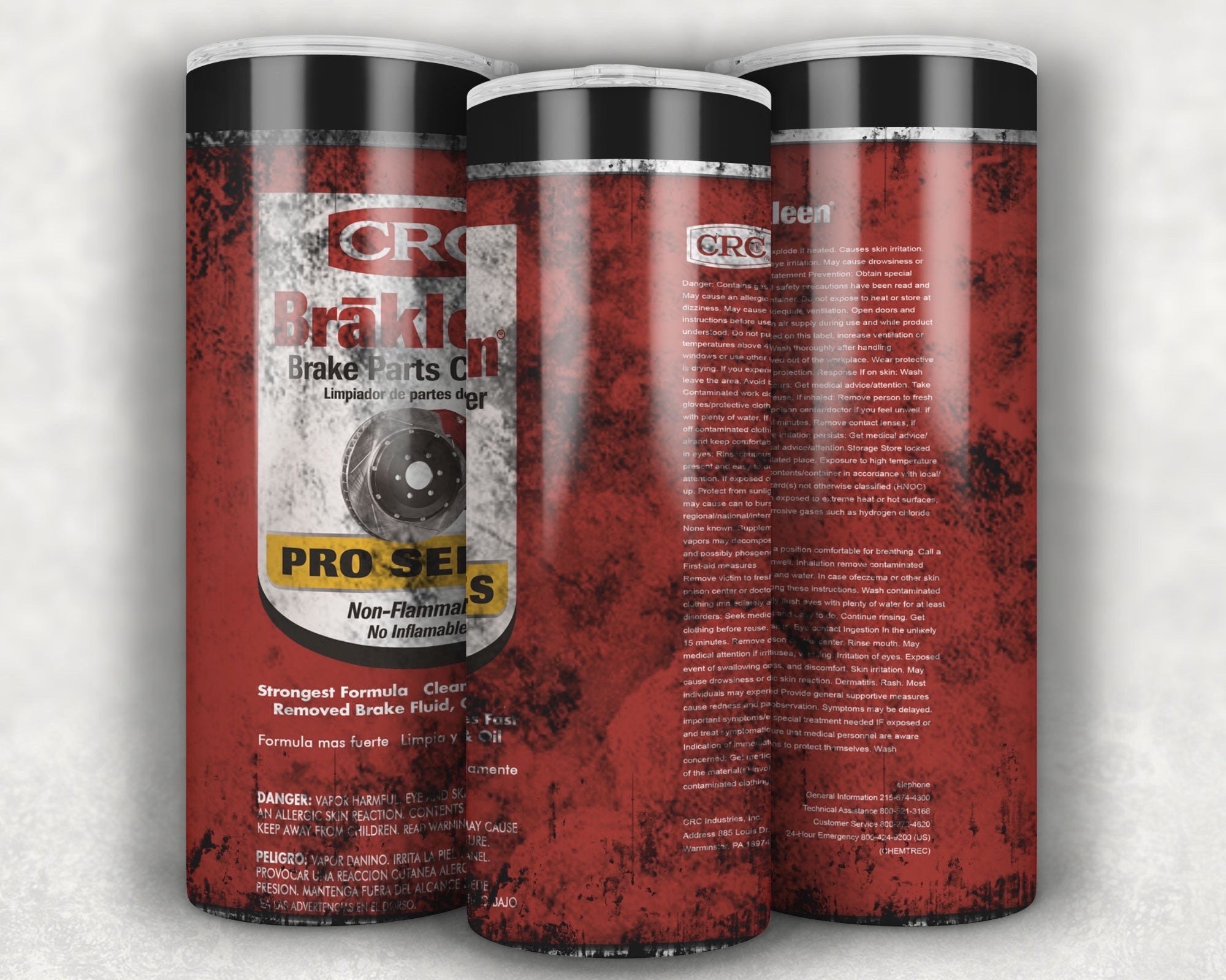 Brake Kleen Tumbler (dirty Red) - Etsy