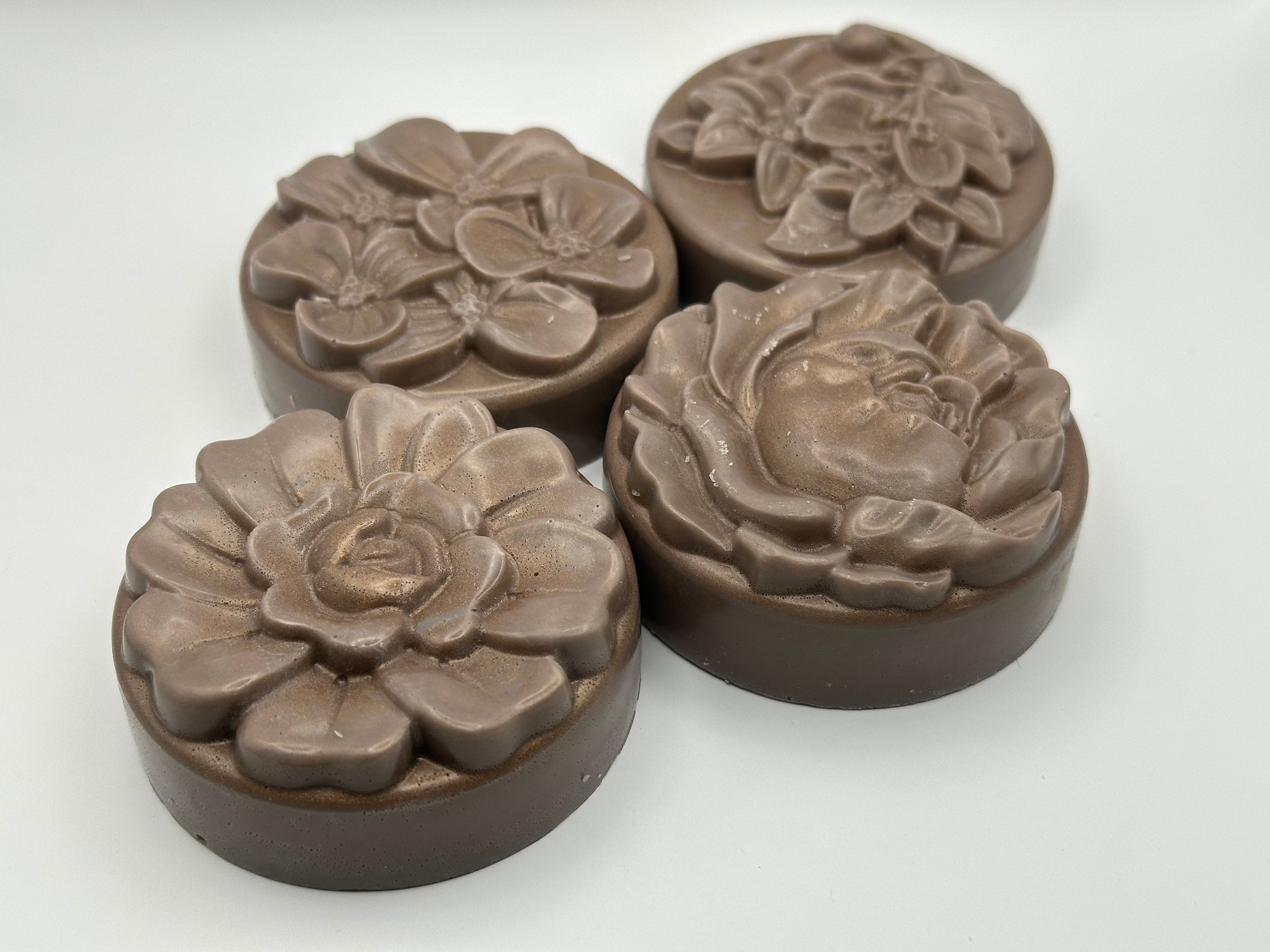 Flower Shaped Soap, Soap Wedding Shower Favor, Homemade Soap, Soap Gift ...