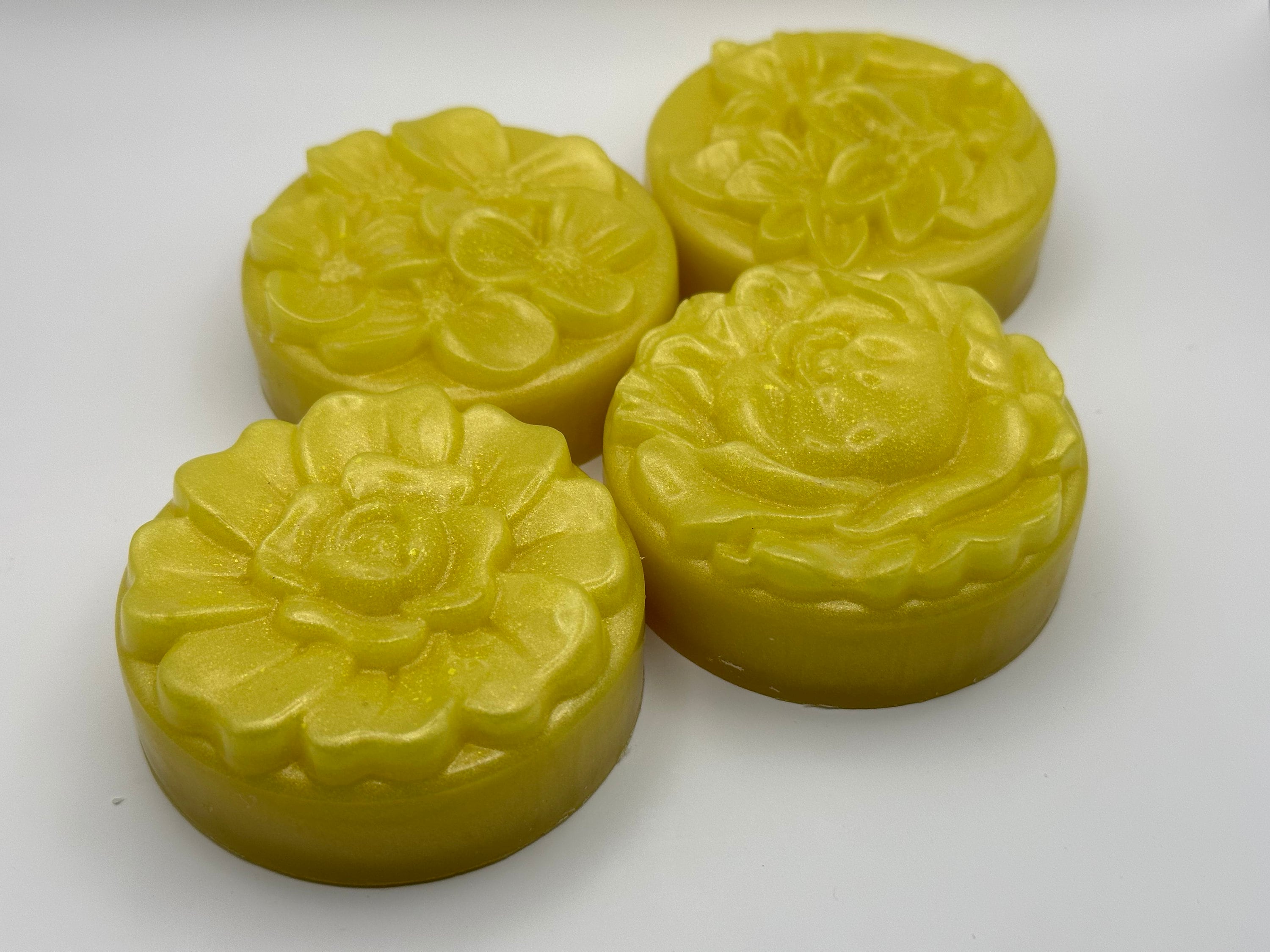 Flower Shaped Soap, Soap Wedding Shower Favor, Homemade Soap, Soap Gift ...