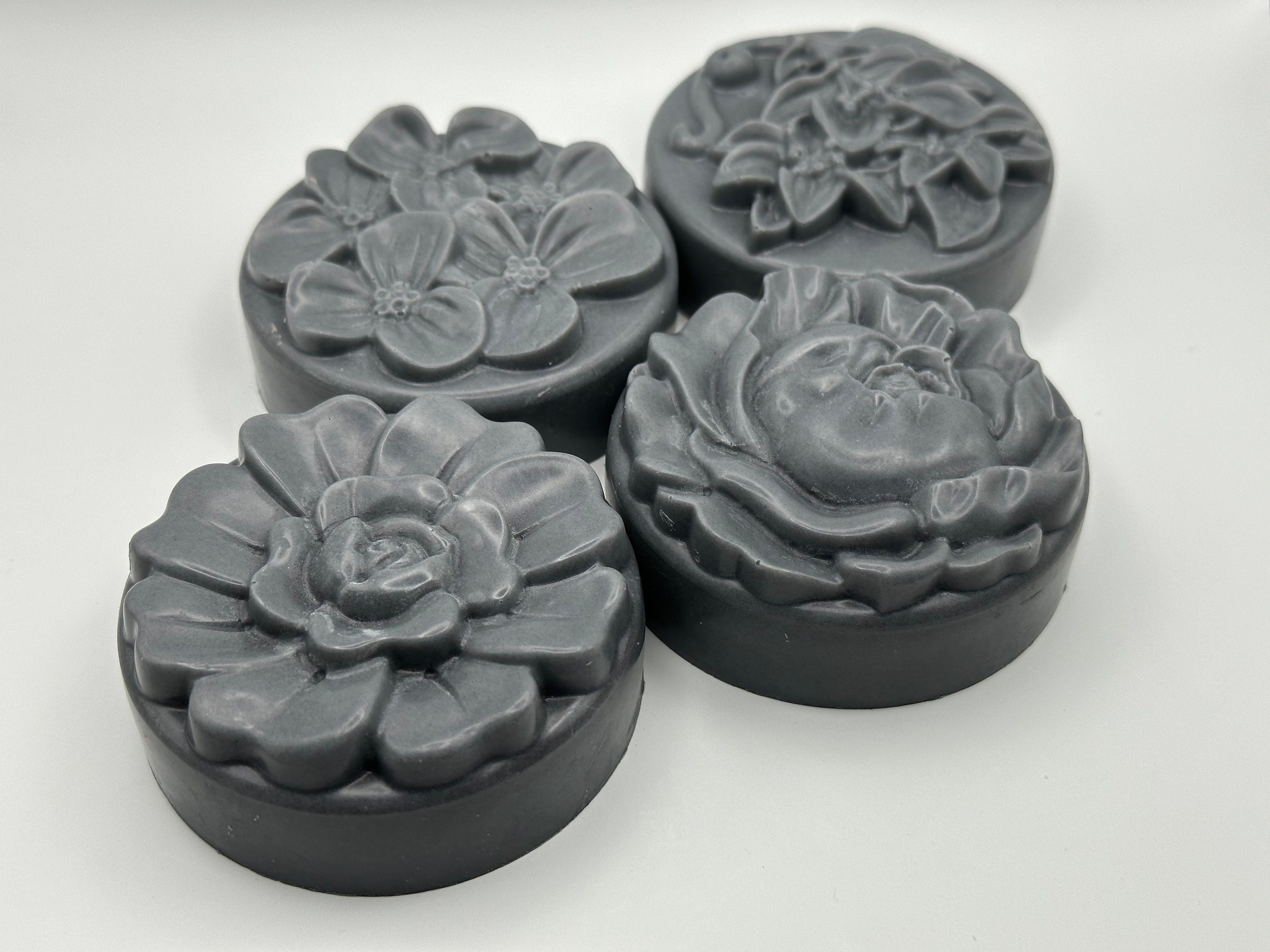 Flower Shaped Soap, Soap Wedding Shower Favor, Homemade Soap, Soap Gift ...
