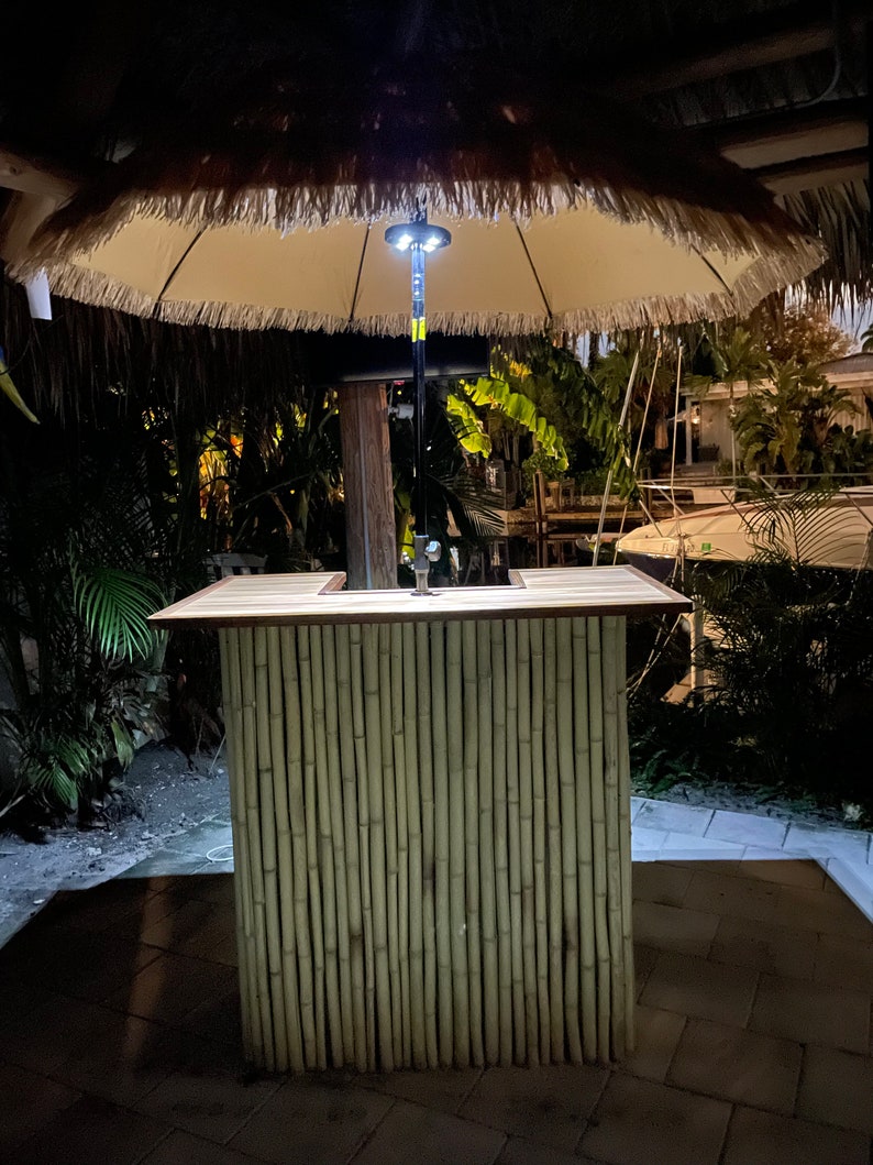 Tiki Bar With Mini Fridge - Etsy
