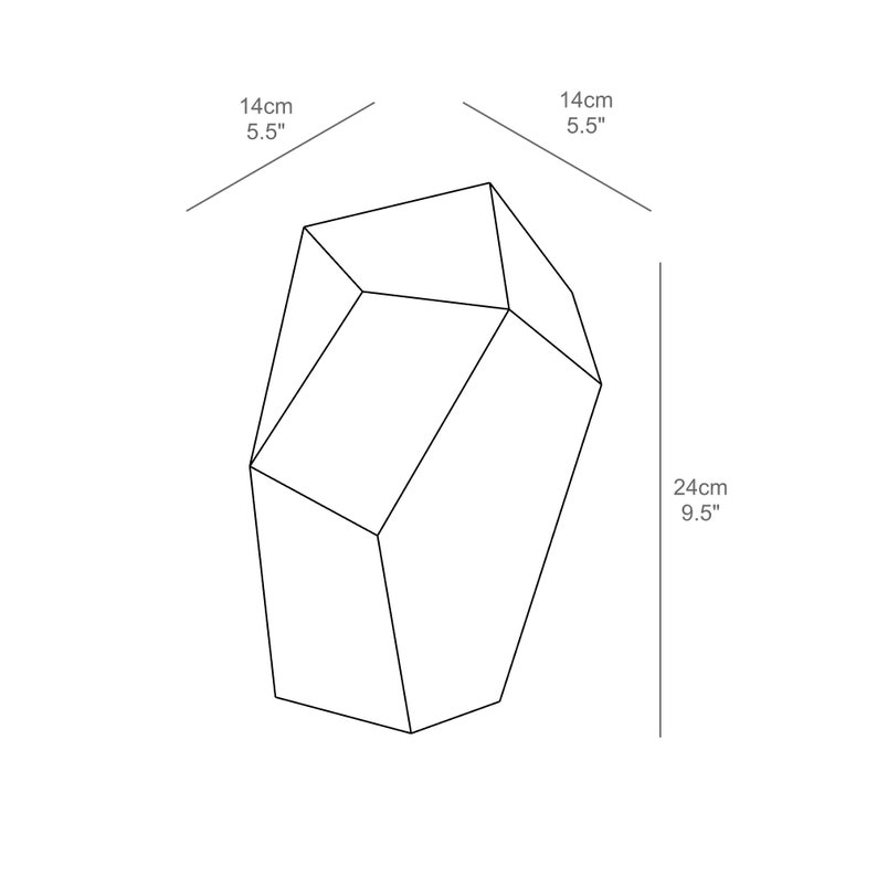 Prism Paper Sculpture Template | 3D Papercraft (PDF, SVG, DXF) - Etsy