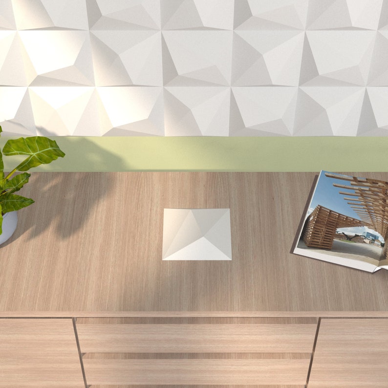 3d Square Paper Tile Model 5 Digital PDF Template - Etsy