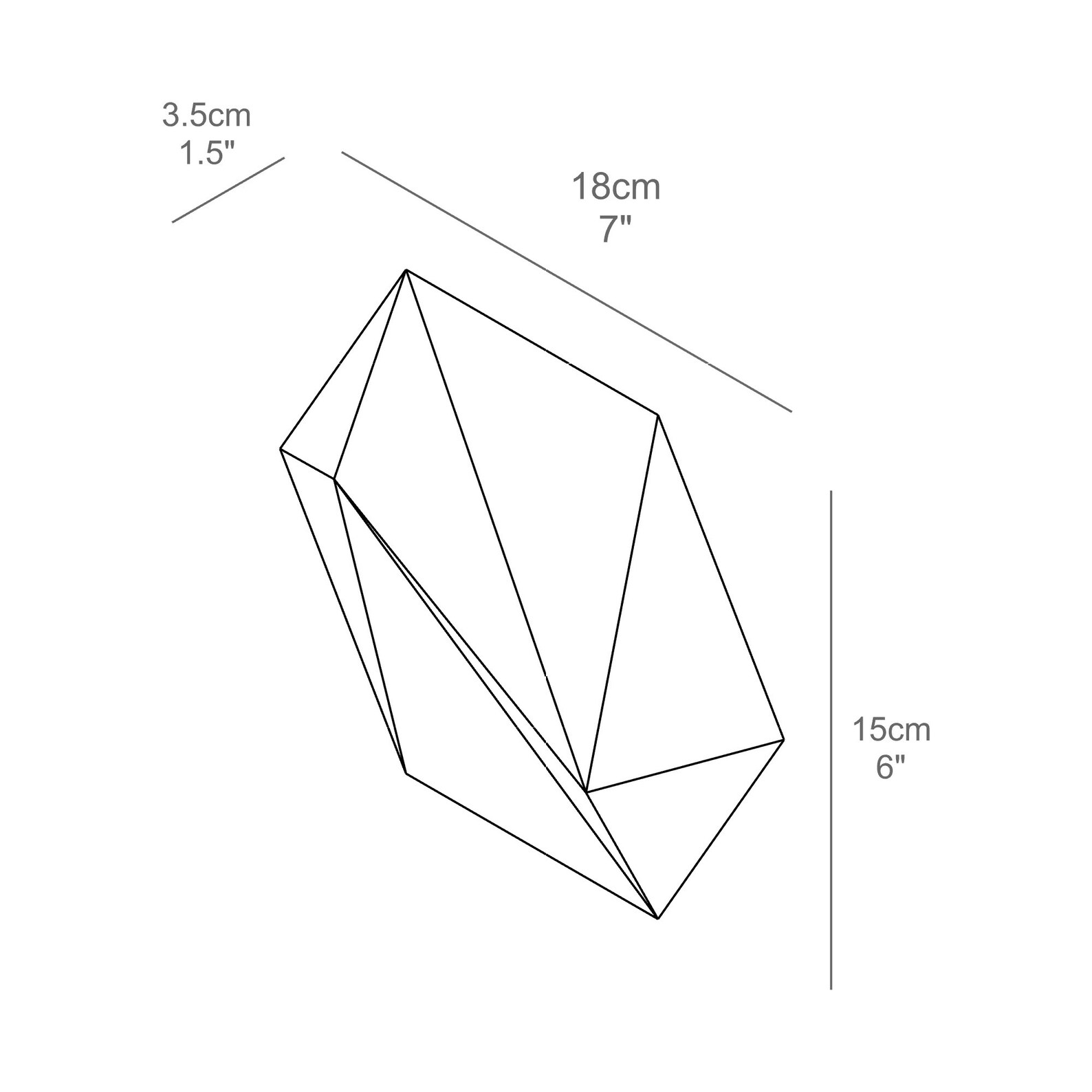 3d Hexagonal Paper Tile Model 5 Digital PDF Template - Etsy
