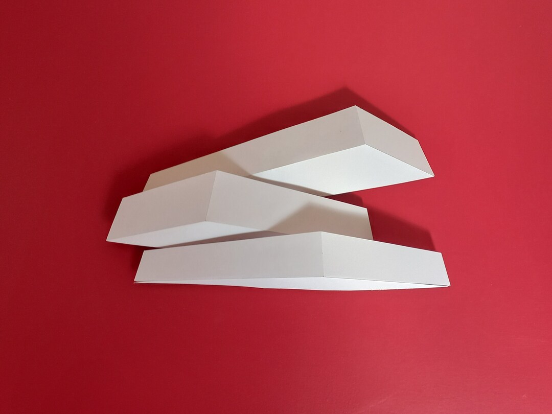 Paper 3d Wall Art Digital PDF Template PERSPECTIVE 1 Instant Download ...