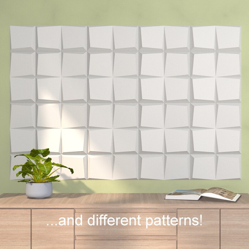 3d Square Paper Tile | Model 2 | Digital PDF Template | SVG DXF ...