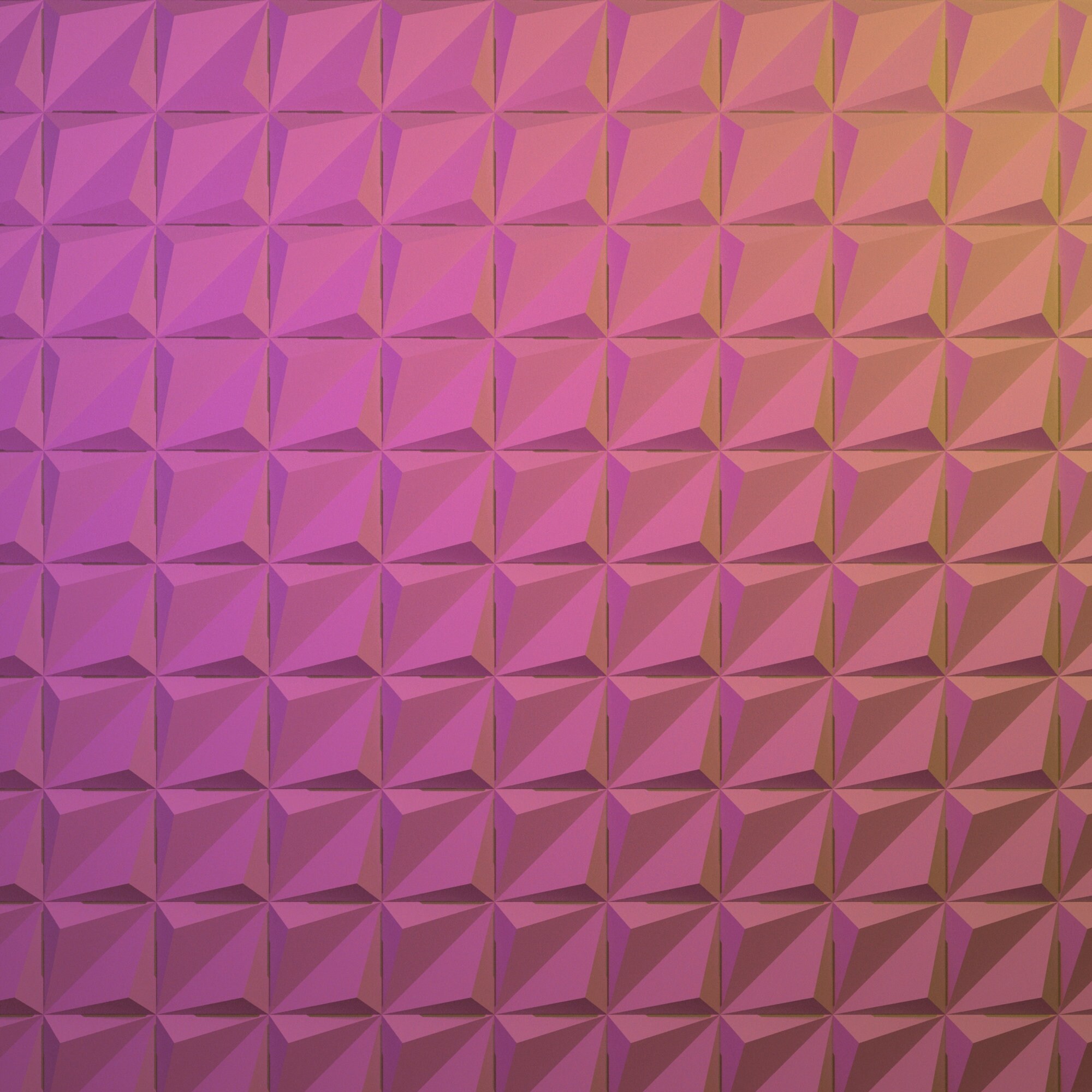3D Square Paper Tile | Modern Wall Decor (PDF, SVG, DXF) - Etsy