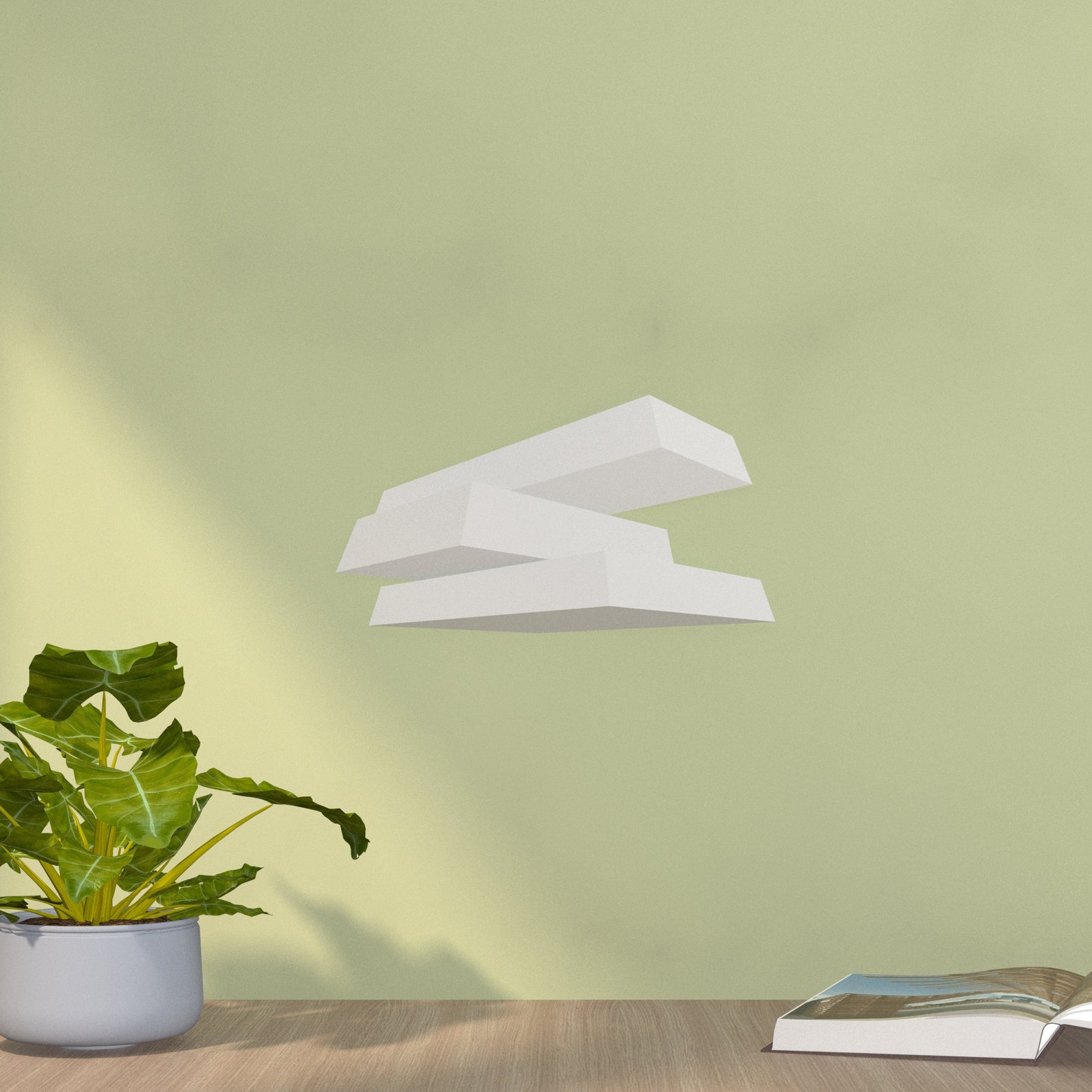 Paper 3d Wall Art | Digital PDF Template | SVG DXF Drawings for ...