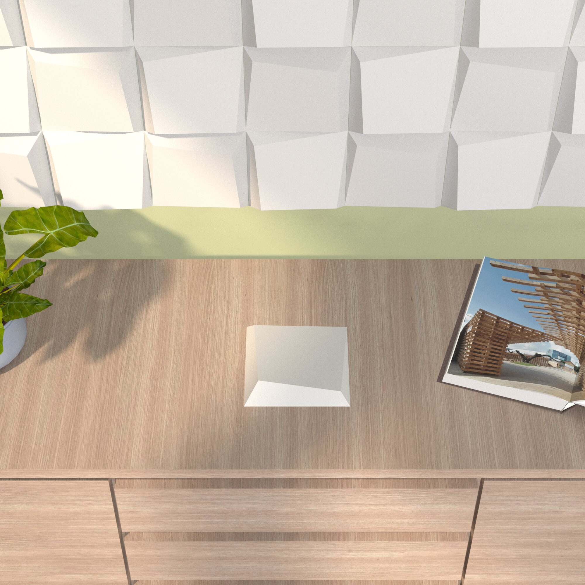 3d Square Paper Tile | Model 2 | Digital PDF Template | SVG DXF ...