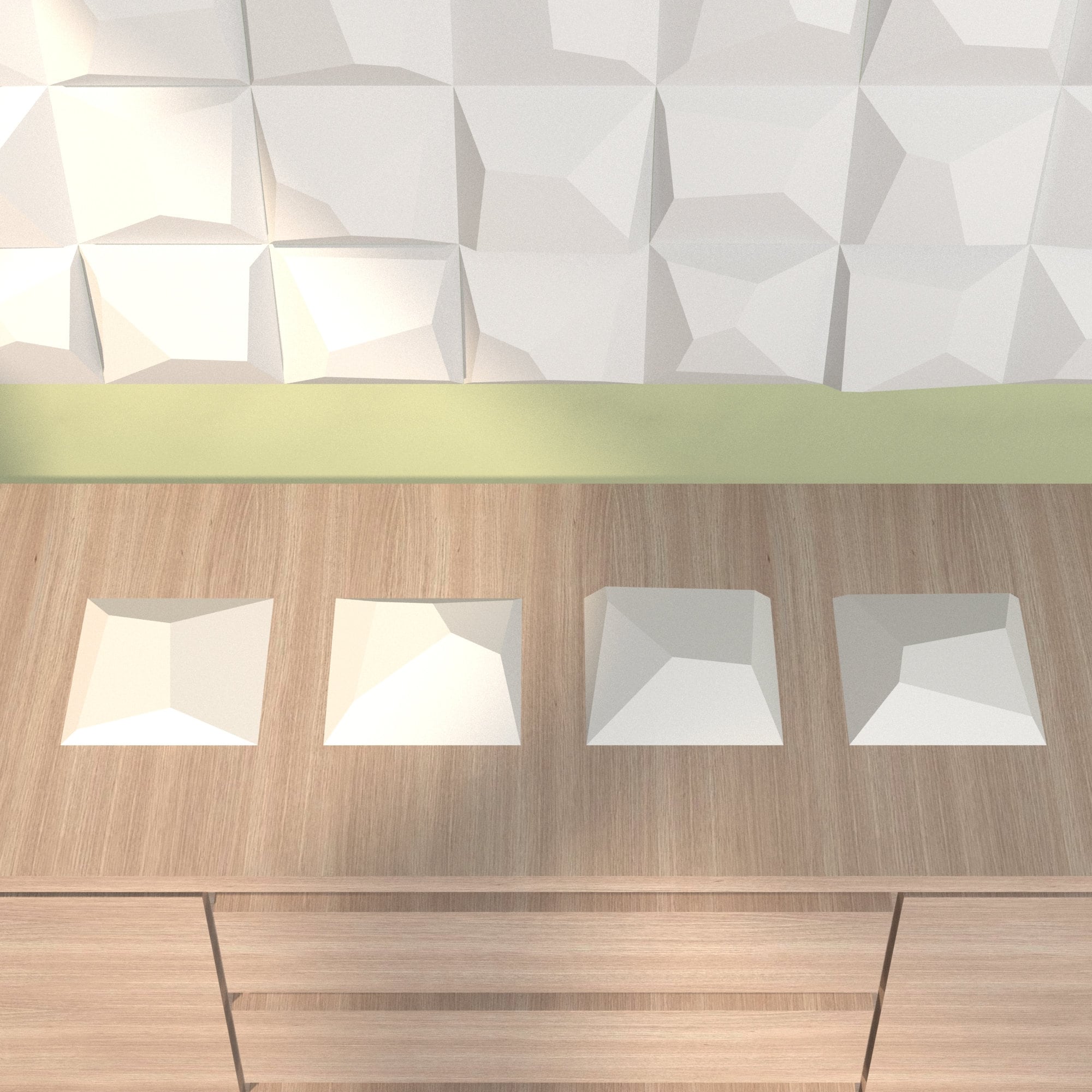 3d Square Paper Tile | Model Pebbles | Digital PDF Template | SVG DXF ...