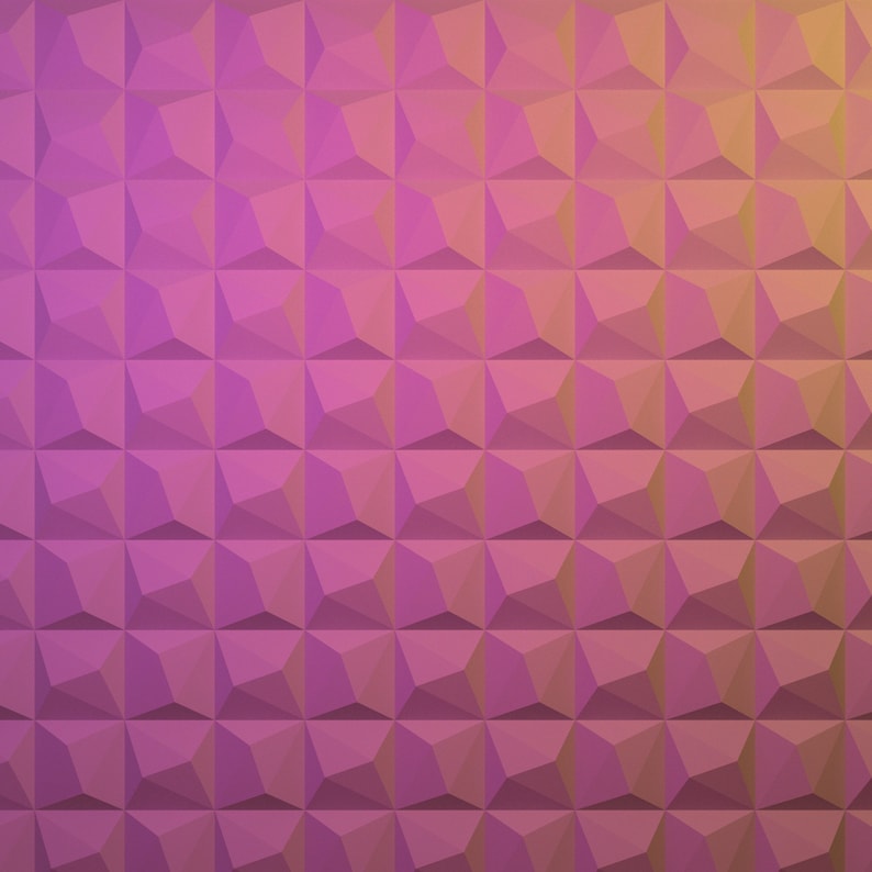 3d Square Paper Tile Model 5 Digital PDF Template - Etsy