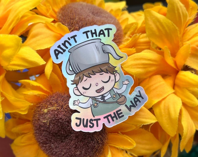 Over the Garden Wall Greg Holographic Glossy Sticker, OTGW, Ain't That ...