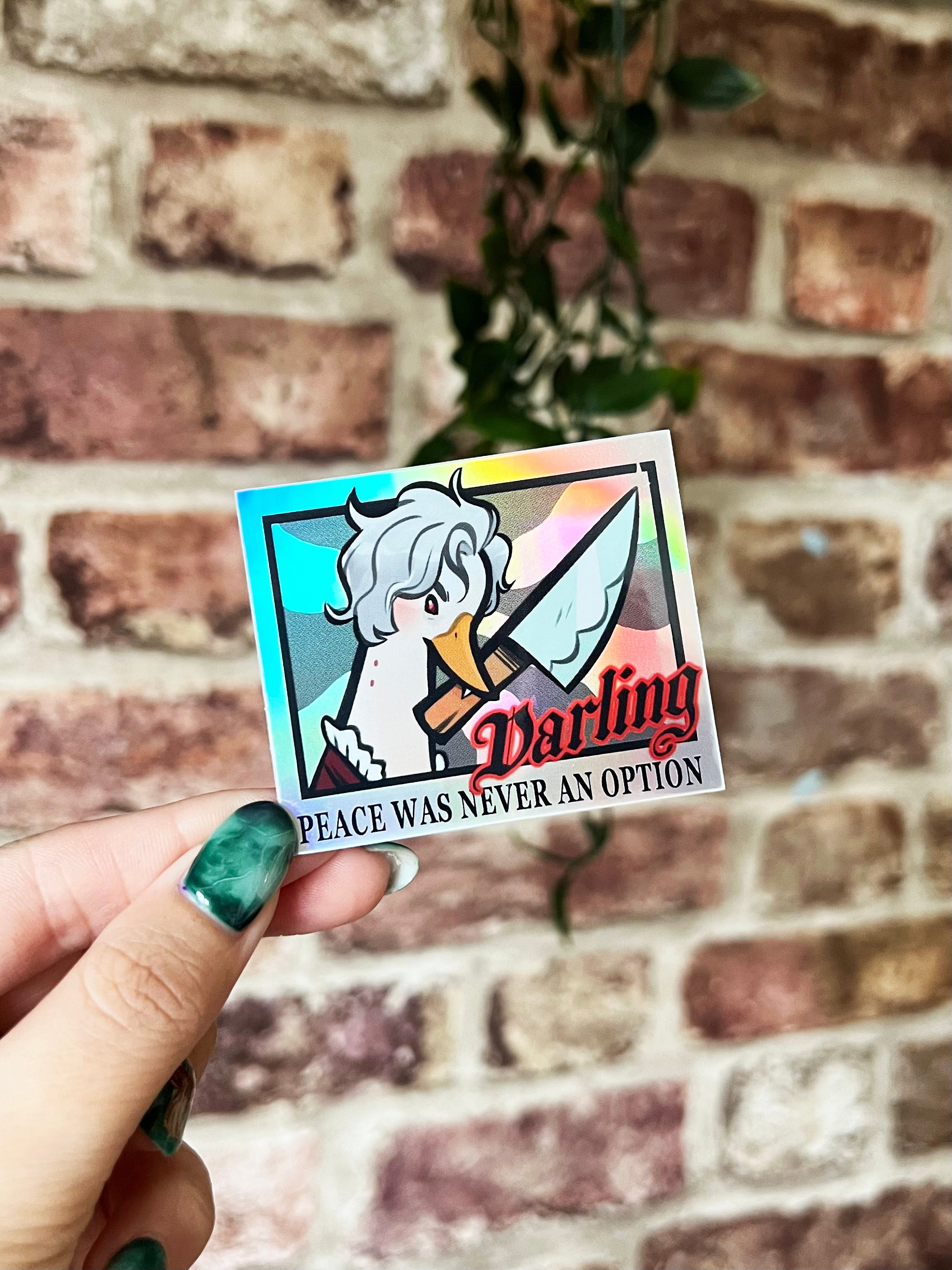 Goostarion Holographic Sticker, Baldur's Gate 3, Astarion Goose Sticker ...