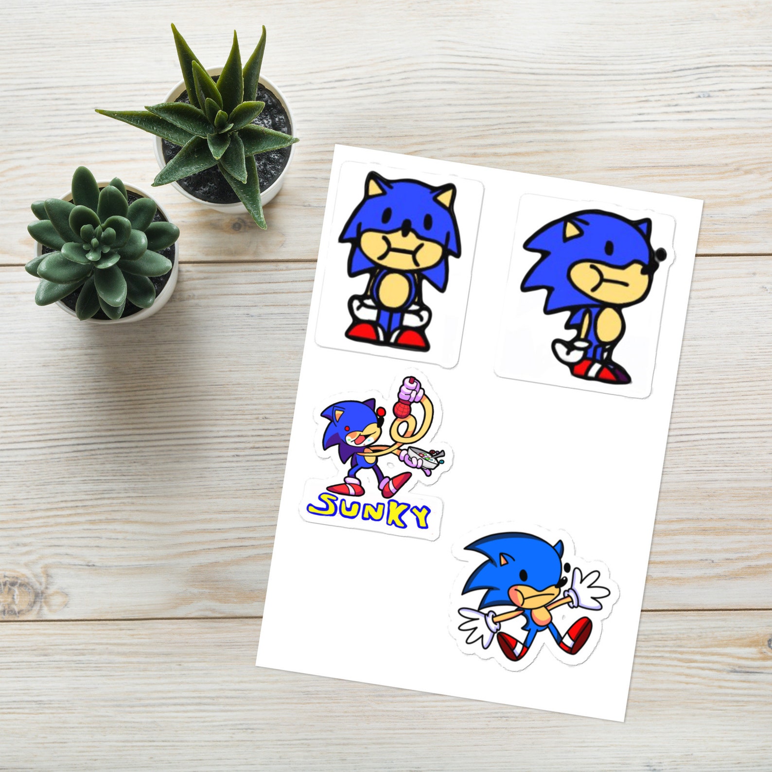 Sunky Friday Night Funkin Sticker Sheet, Sunky Stickers, Sunky FNF - Etsy