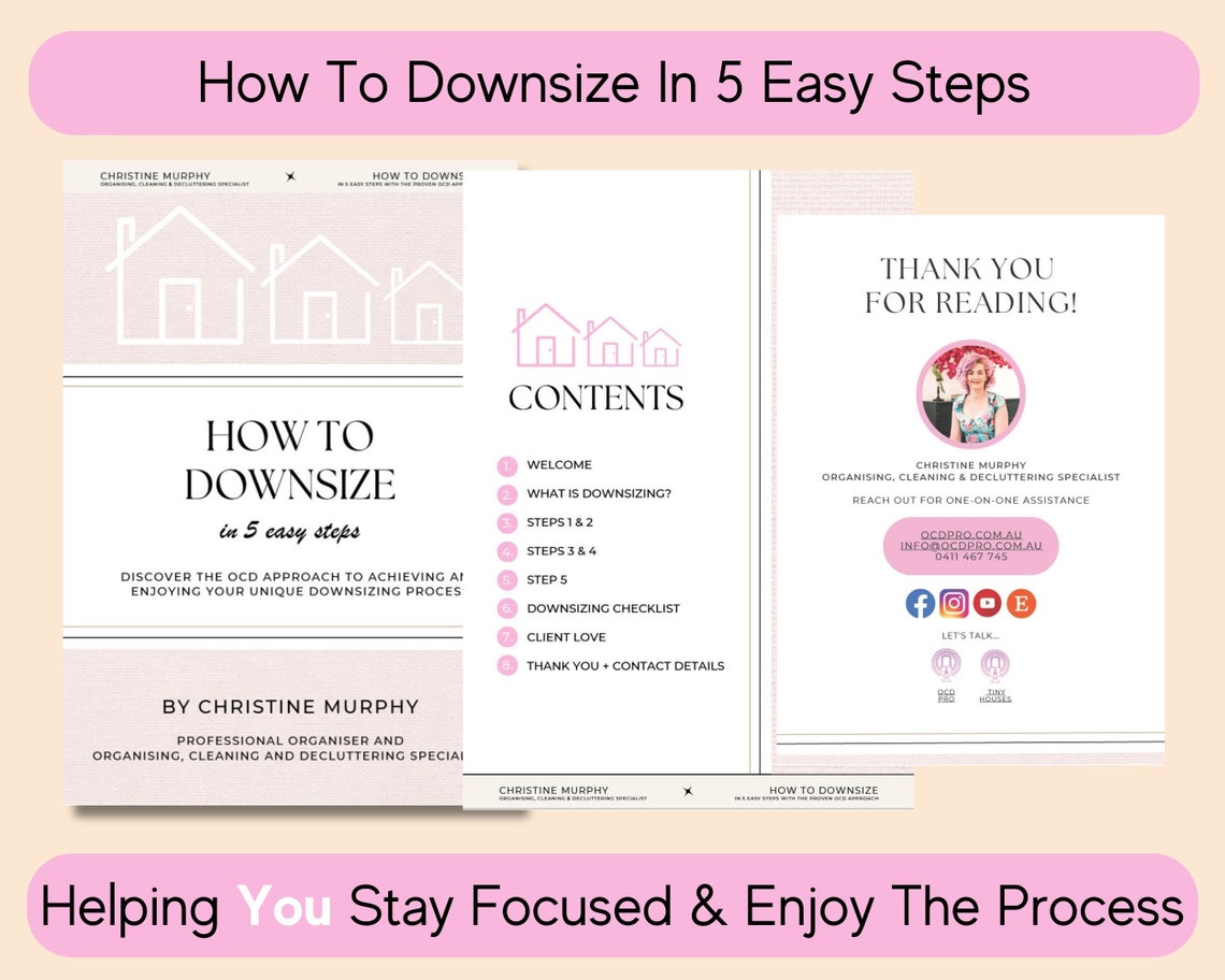 How to Downsize in 5 Easy Steps Ebook - Etsy Australia