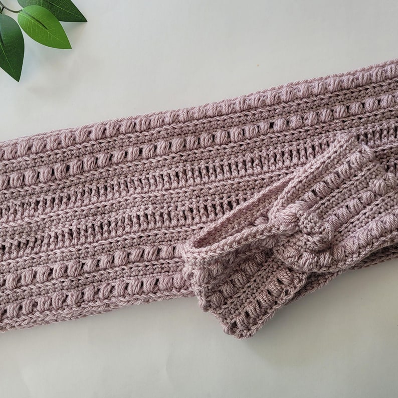 Crochet Pattern - Matching Scarf Headband - Easy Headband, Baby, Kid ...