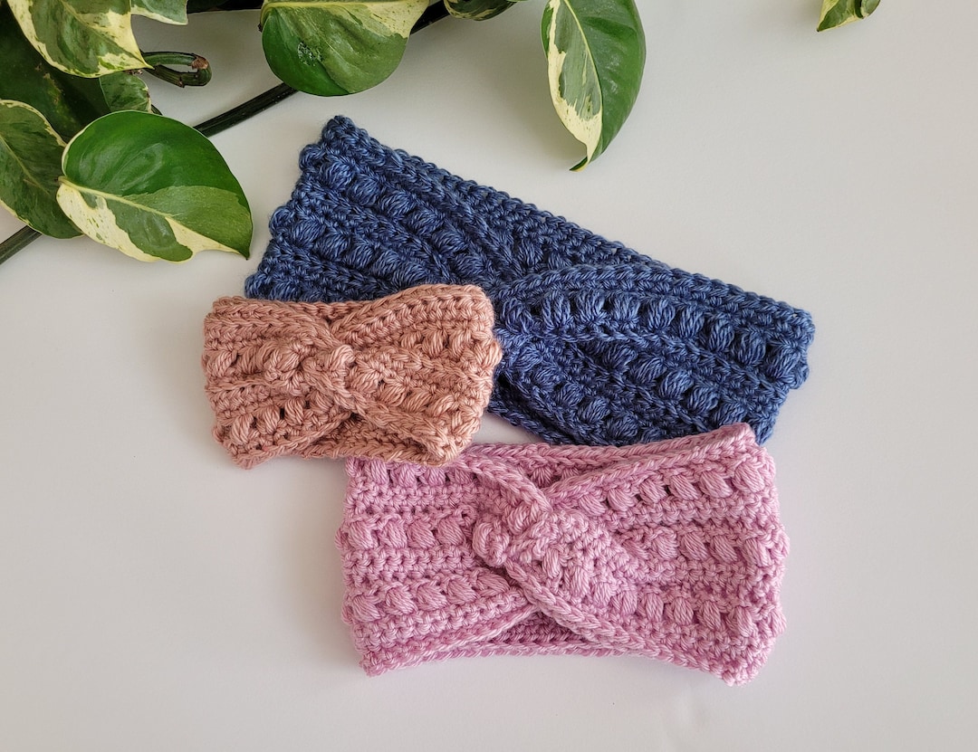 Crochet Pattern - Easy Headband, Baby, Kid, Adult Sizes - Headband ...
