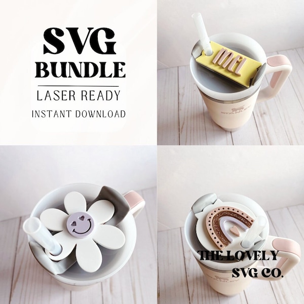 Stanley Name Topper Svg - Etsy