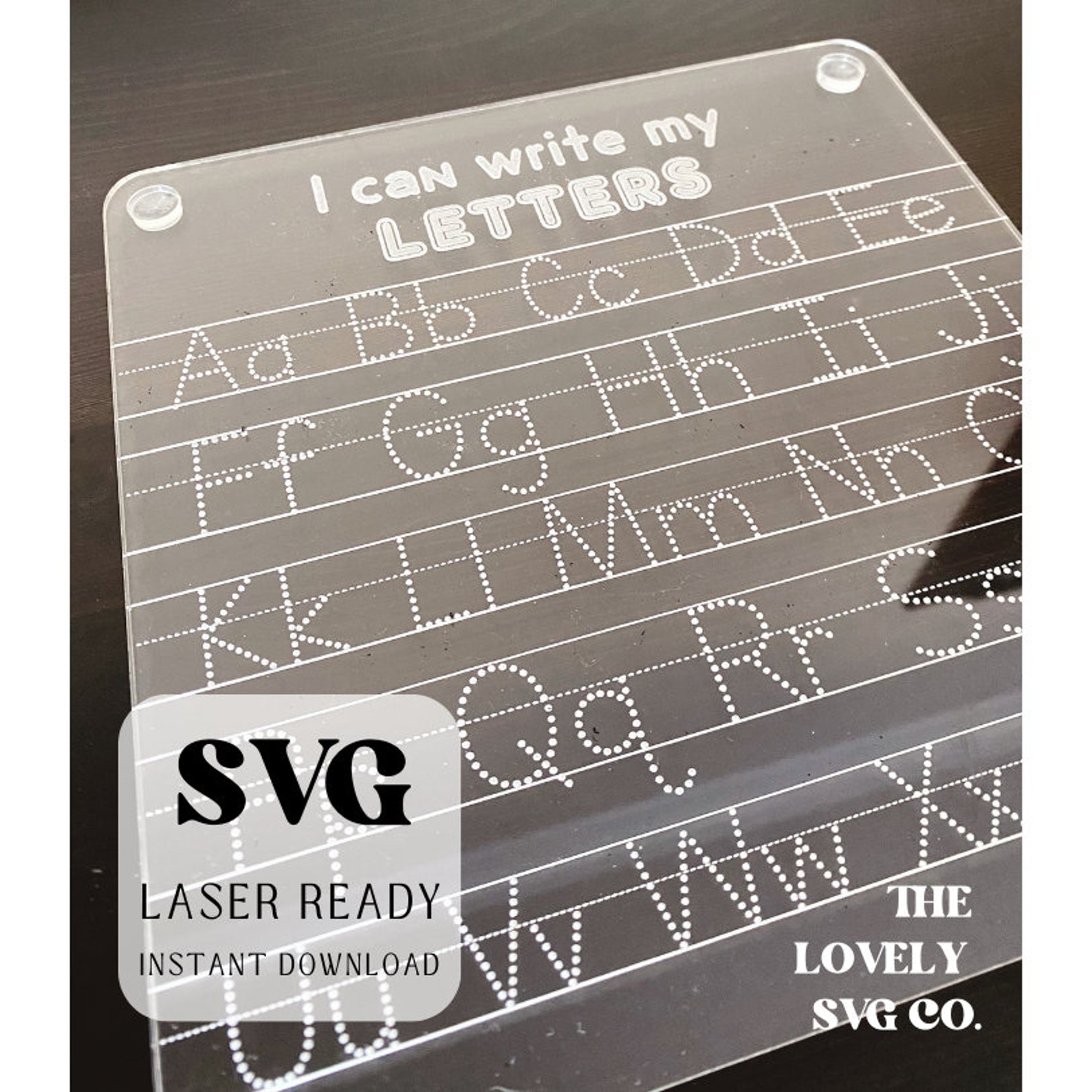 Alphabet Tracing SVG | I Can Write My Letters SVG | Learn My Letters ...