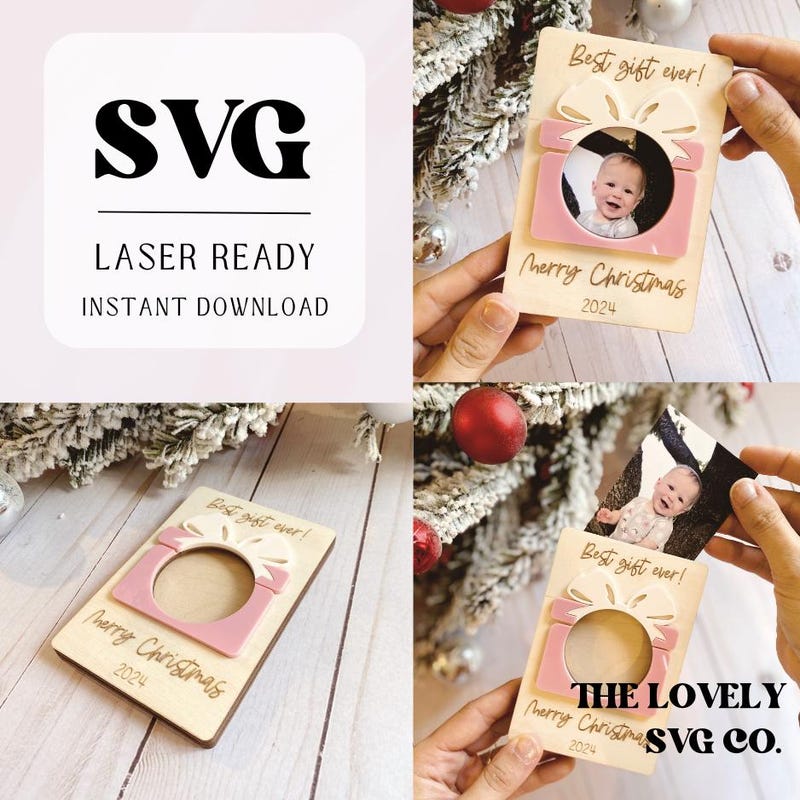 Christmas Frame Svg - Etsy