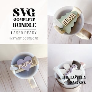 Stanley Topper SVG Complete Bundle | Laser Ready | Name Plate SVG ...