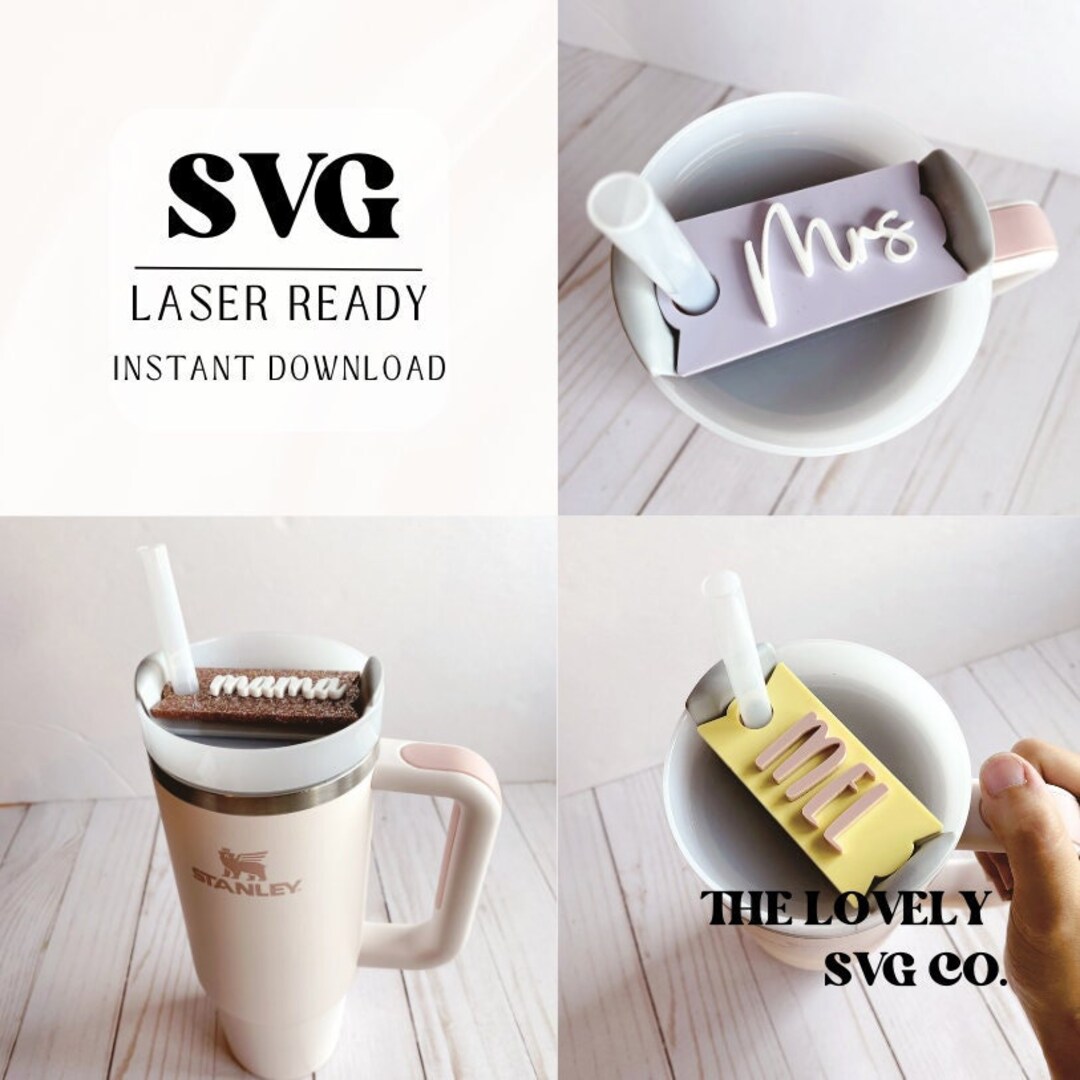 Stanley Topper SVG | Laser Ready | Name Plate SVG | Digital Download ...