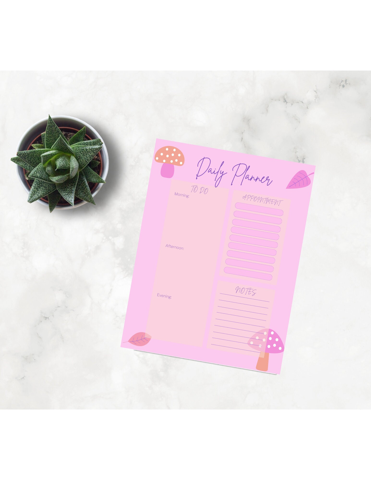 Daily Planner Fall Daily Planner Instant Download Digital Download to ...