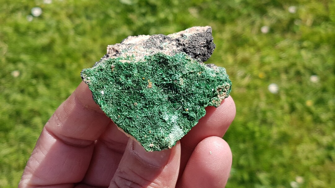 Torbernite and Wulfenite From Congo 45gr Minerals Very Rare Mineral ...