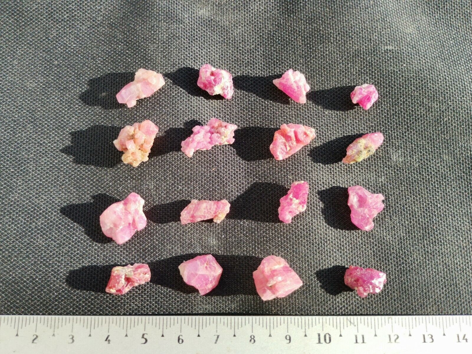 Lot of Raw Rubies From Vietnam Yen Bai 97.8ct Rough Gemstones Red Pink ...