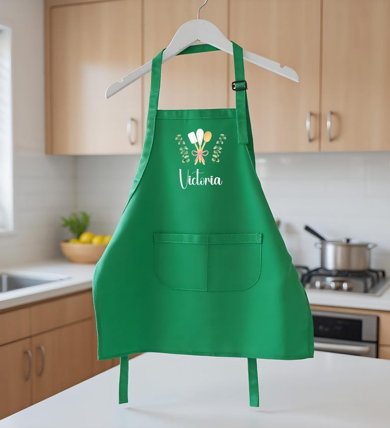 Personalized Kids Apron – Custom Printed Toddler Apron – Little Baker ...