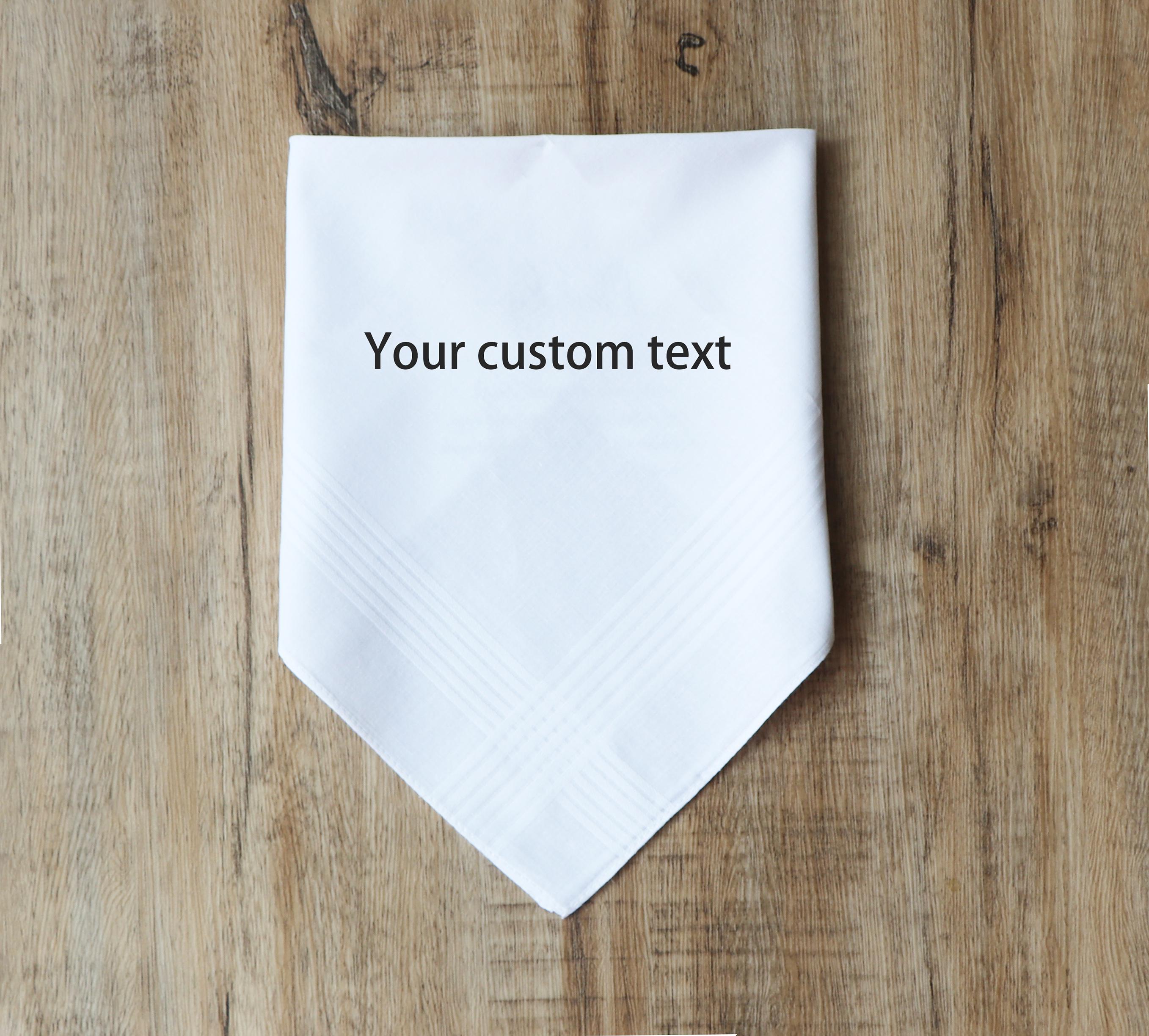 Custom Handkerchief,custom Handkerchief, Wedding Handkerchiefs ...