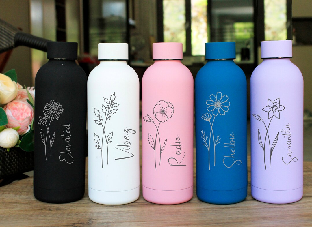 Engraved Bottle, Personalized Tumbler, Personalized Bottle, Bridesmaid ...
