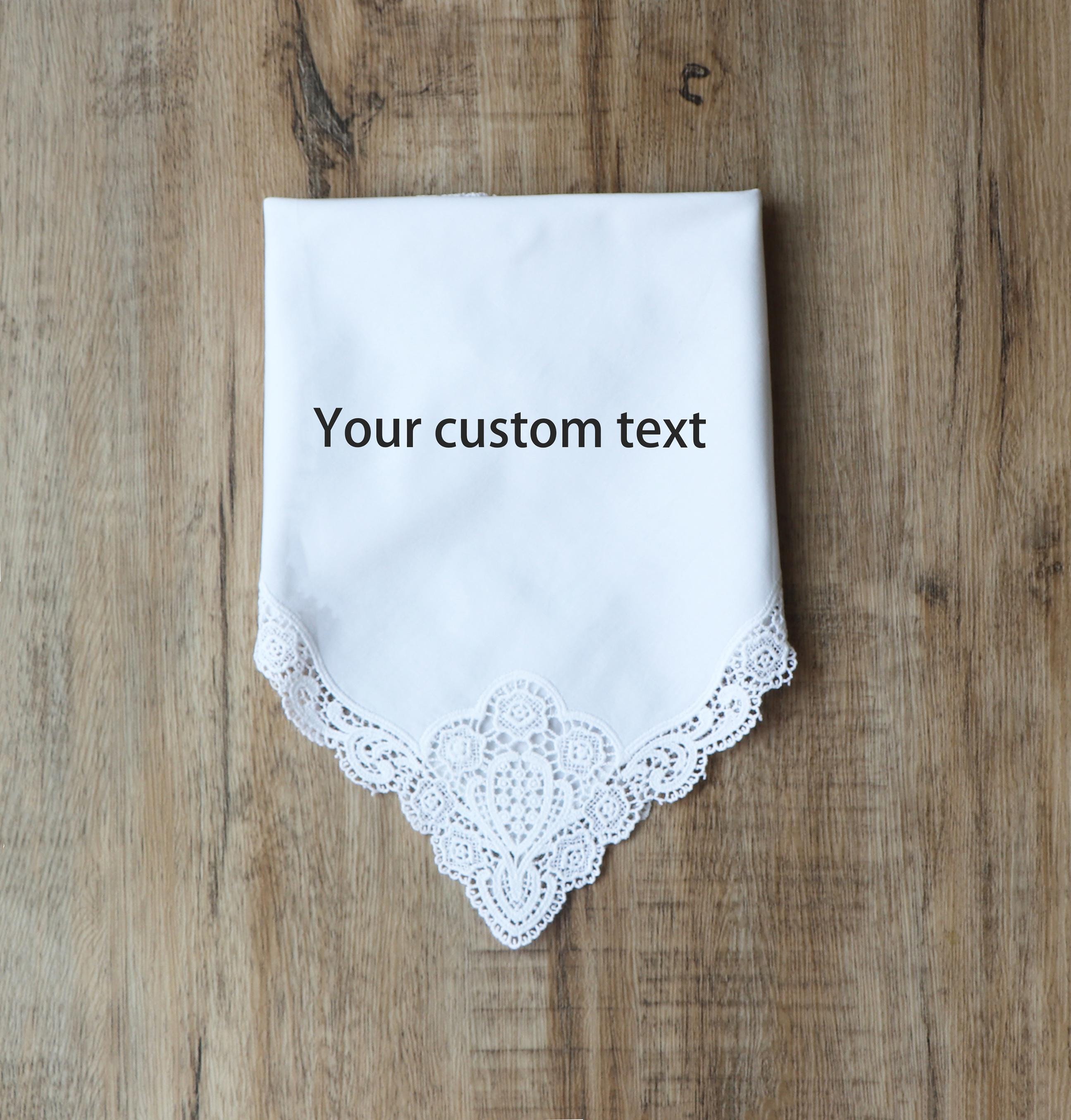 Custom Handkerchief,custom Handkerchief, Wedding Handkerchiefs ...