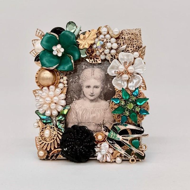 Jeweled Frame - Etsy