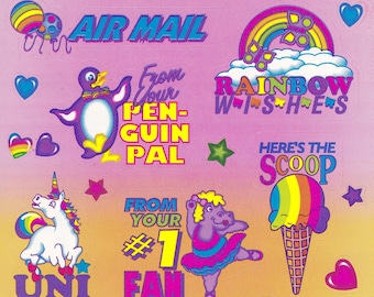 Lisa Frank Inspired Digital Planner Stickers - Monthly, Weekly, and ...