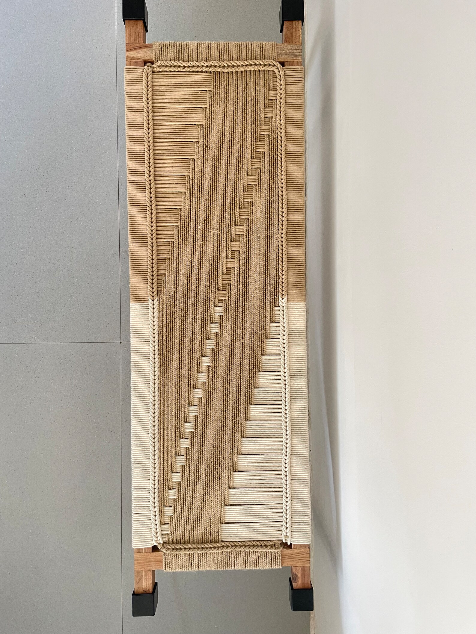 Modern Entryway Bench Woven Bench End of Bed Bench Mudroom Bench ...