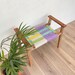 Hand Rest Woven Bench Multi Colors - Etsy