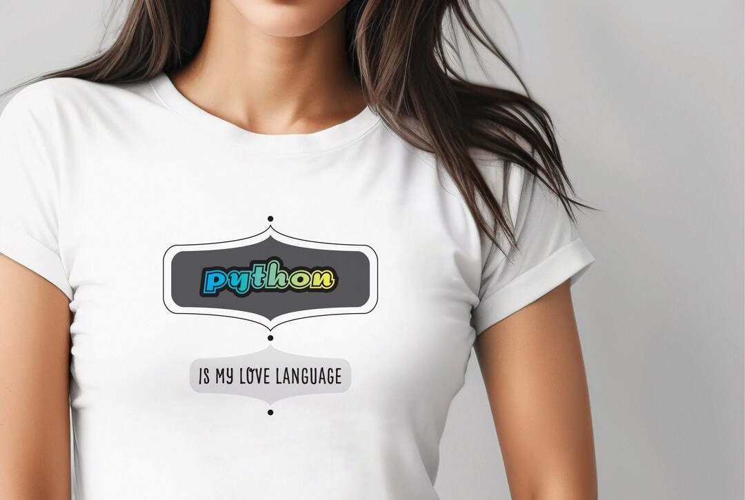 Python is My Love Language, Women's Semi-fitted Lightweight T-shirt ...