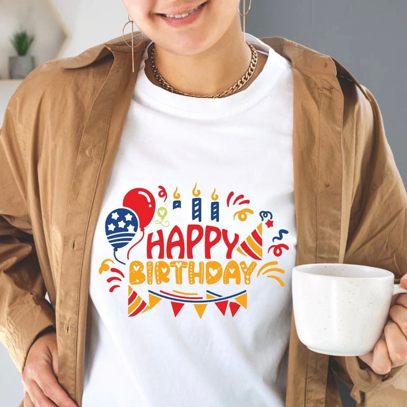 Happy Birthday T Shirts - Etsy