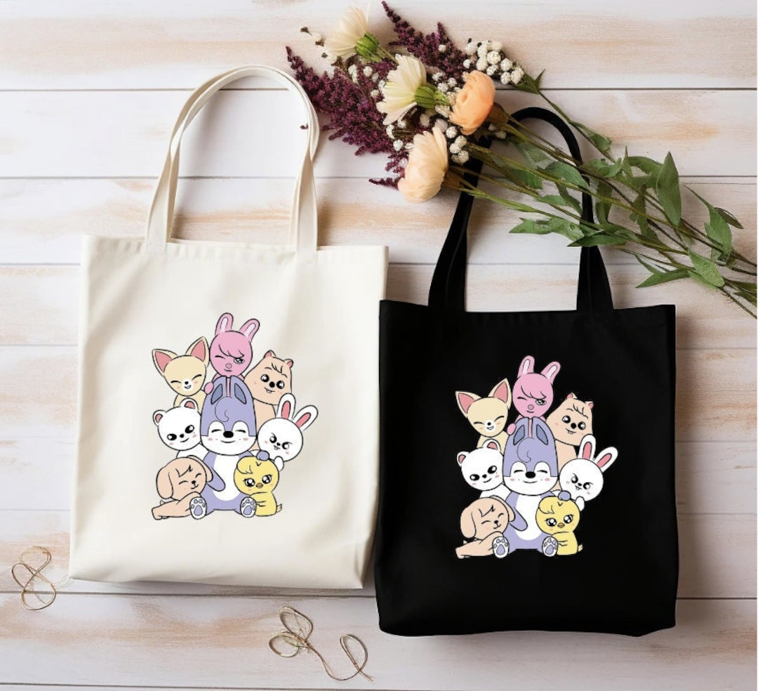 Skzoo Characters Tote Bag, Stray Kids Tote Bag, Kpop Group Merch, SKZ ...