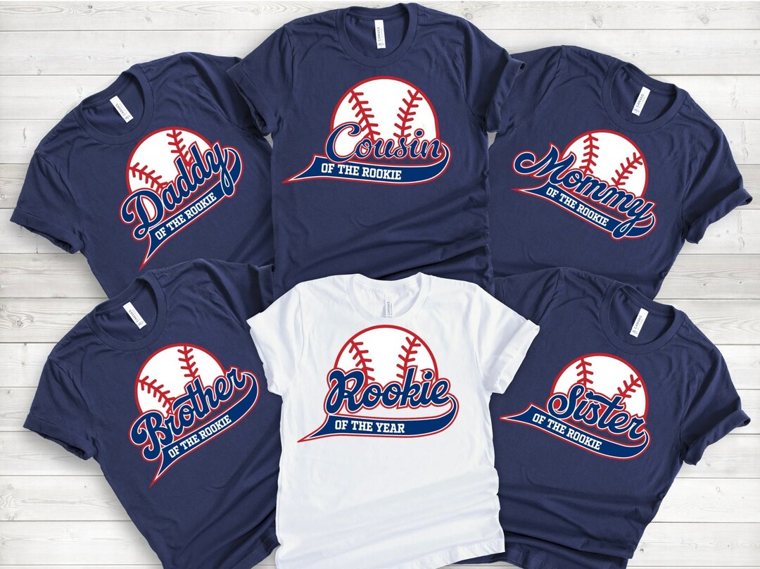 Rookie of the Year Family Birthday Shirts ,personalized Rookie Birthday ...