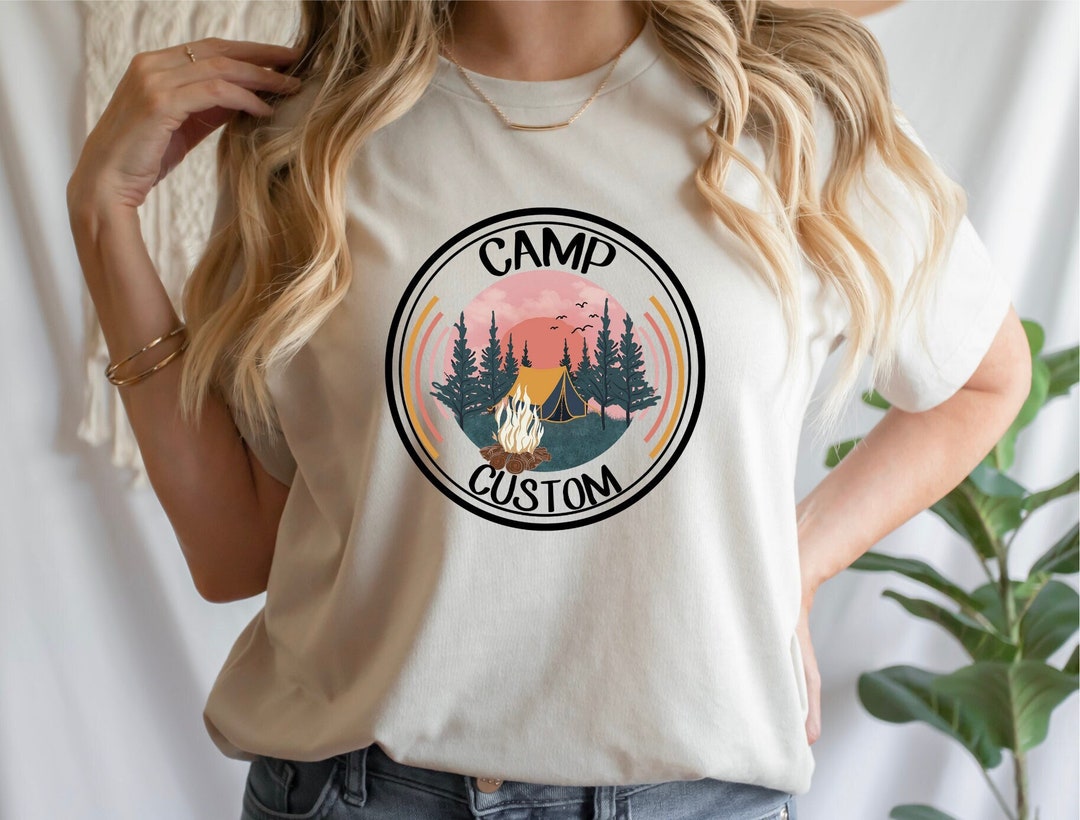 Custom Camp Shirt,personalized Location, Camp Gifts, Custom Shirt, Camp ...