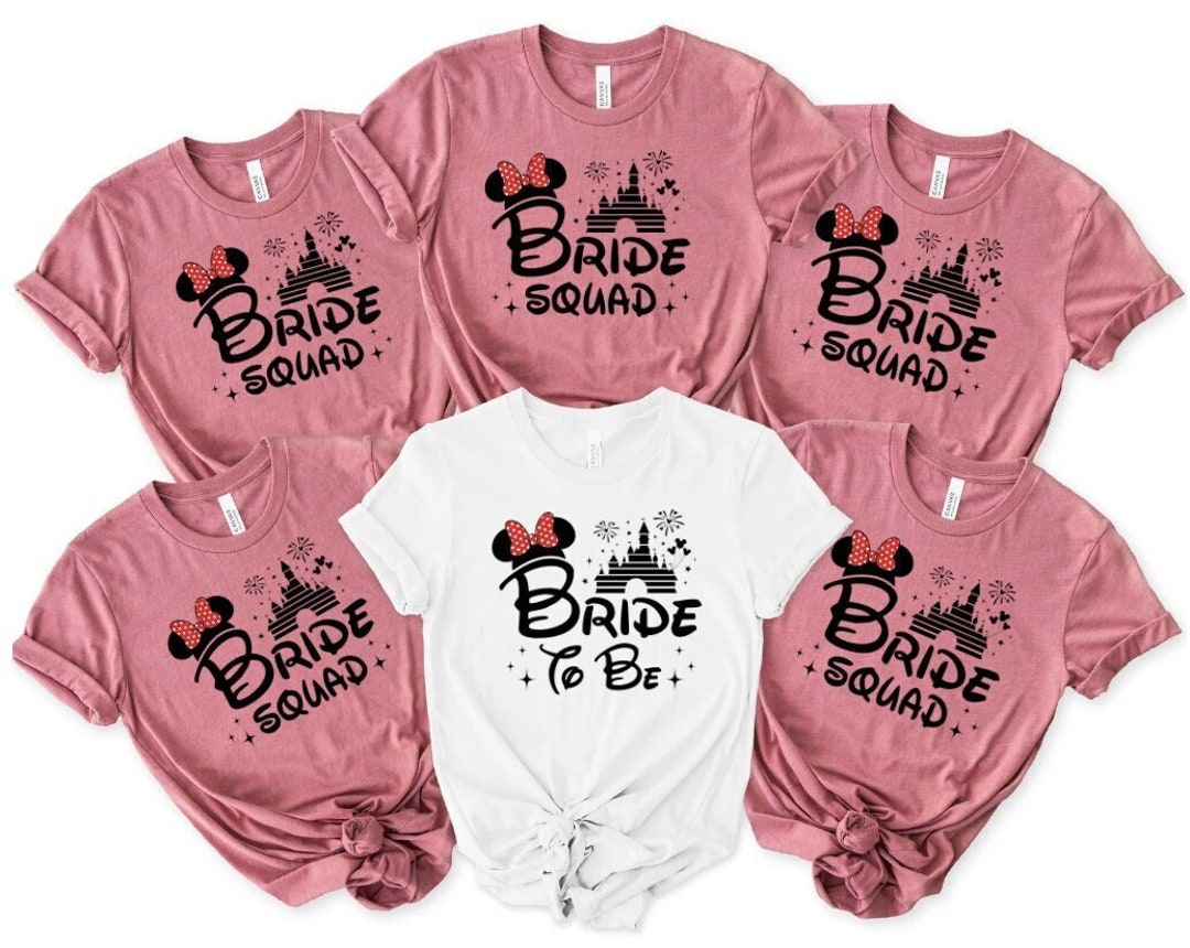 Disney Bachelorette Shirts, Disney Bridal Party Shirt,disney Bride ...