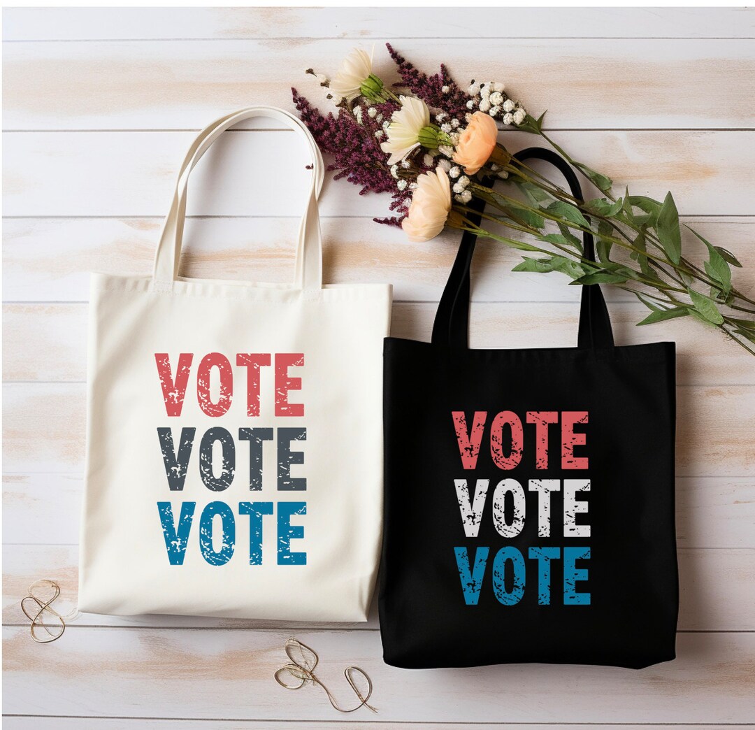 Vote Election Tote Bag, Funny Election Bag, Trendy Election Day 2024 ...