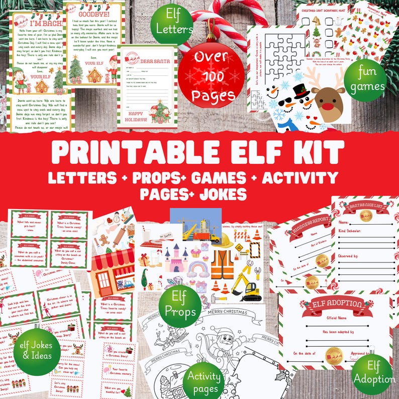 Elf Kit Printable Instant Download - Etsy