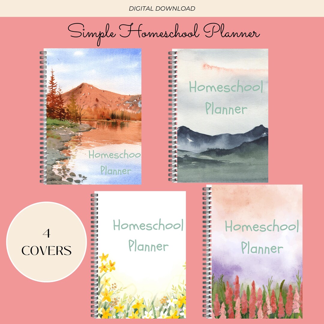 Homeschool Planner | Homeschool Planner Bundle | Printable Planner ...
