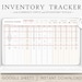 Inventory Tracker Spreadsheet | Google Sheets Template | Product ...
