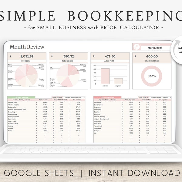 Small Business Bookkeeping Spreadsheet Ultimate Bookkeeping Easy ...