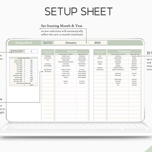 Basic Bookkeeping for Small Business | Google Sheets Template | Income ...